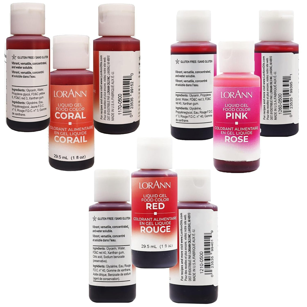 LorAnn Liquid Gel Food Color Assortment - 12 Pack – Pixiss