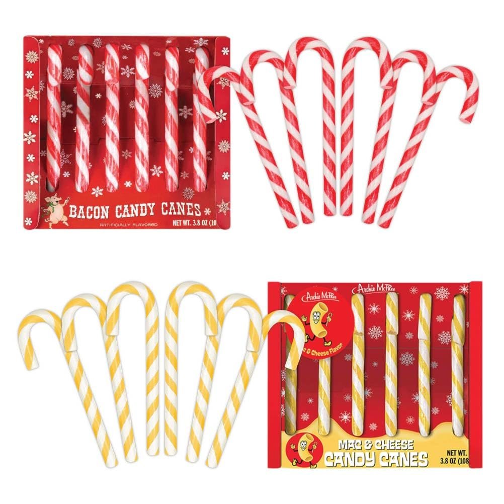 Archie McPhee Candy Canes Pickle and Hot Dog Flavors - Pickle Flavored ...