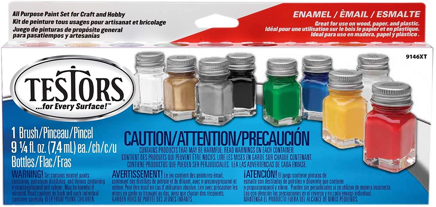 Testors 9146XT Promotional Enamel Paint Set( Packaging may vary) – Pixiss