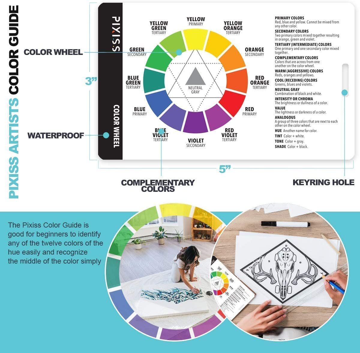 (9 Pack) Grey Scale Value Finder, Color Wheel, Artists View Catcher Fi ...