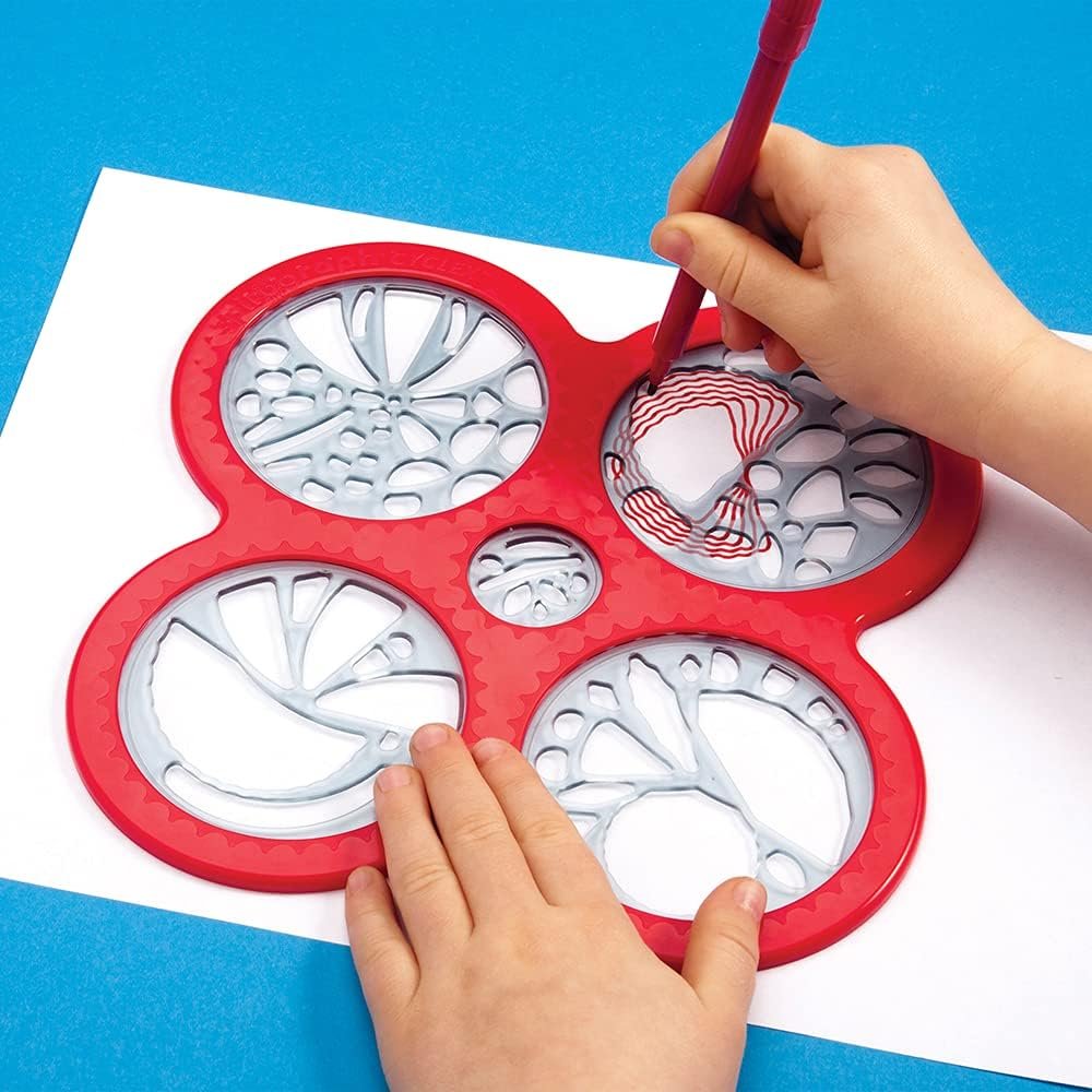 Spirograph – Cyclex Set – Art Kit – Rotating Stencil Wheel Creates Cou ...