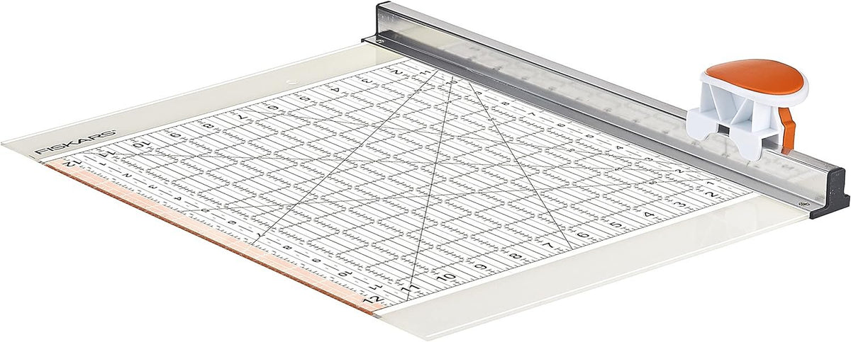 Fiskars Rotary Ruler Combo for Fabric Cutting, 12-Inch x 12-Inch,Clear ...