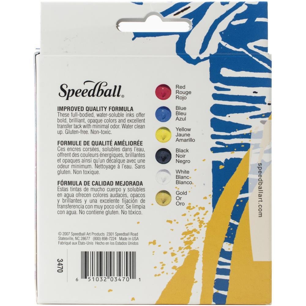 Speedball Block Ink Set 6/Pkg – Pixiss