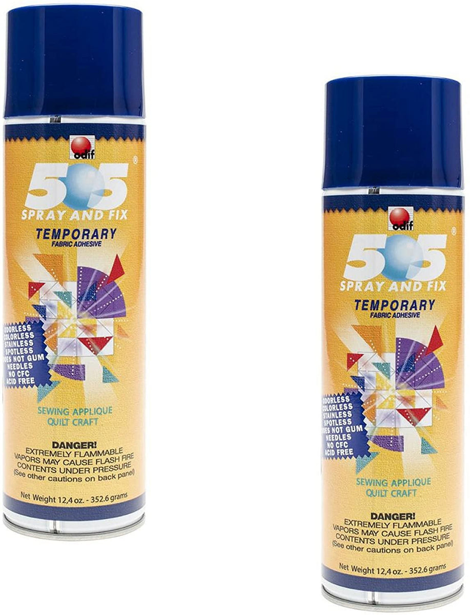 505 Spray & Fix Temporary Fabric Adhesive 2 Pack – Pixiss