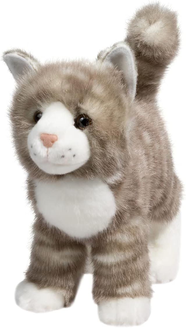 Douglas Zipper Gray Tabby Cat Plush Stuffed Animal – Pixiss